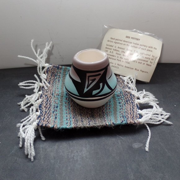 Accents | Hand Painted American Indian Seed Pot Yanito | Poshmark